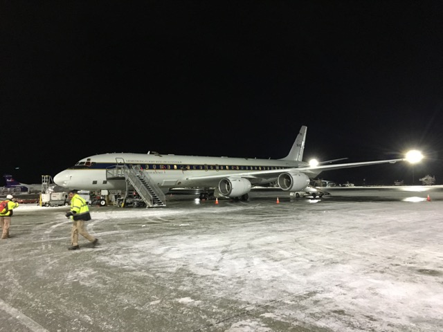 DC-8 Anchorage Arrival ATom2 | NASA Airborne Science Program
